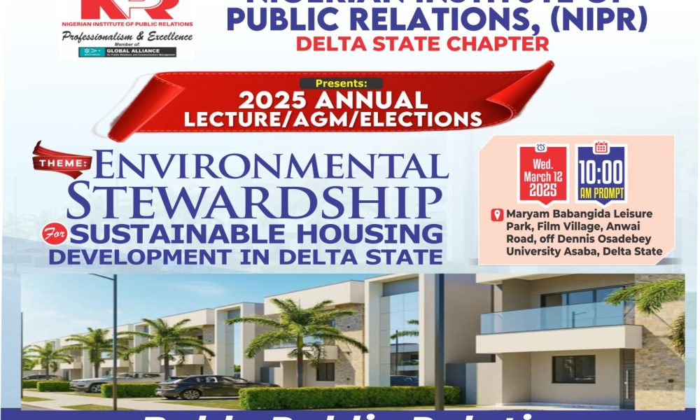 Delta NIPR Plays Host To Public Lecture on Sustainable Housing with ...